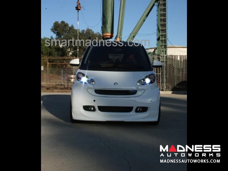 2009 Custom White Cabrio smart car - Customization